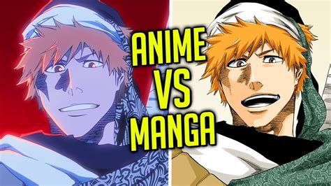 Bleach Tybw Episode Cut Extra Content Manga Vs Anime Comparison