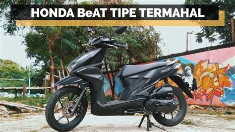 Review Honda Beat Terbaru Cbs Iss Deluxe Black Youtube