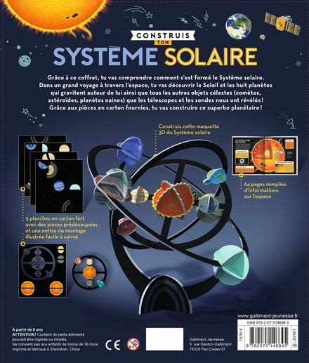 Documentaires Construis ton Système solaire Livres coffrets