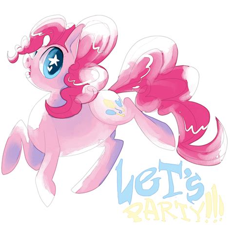 Safe Artist Paint Derpibooru Import Pinkie Pie Solo