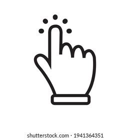Vector Cursors Icons Click Set Vector Stock Vector Royalty Free
