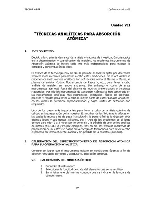 PDF Tecnicas Analiticas Para Absorcion Atomica DOKUMEN TIPS