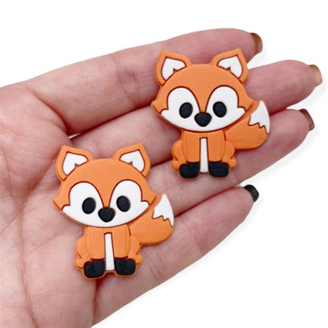 Aplique Raposa Emborrachado 2 Unds Shopee Brasil