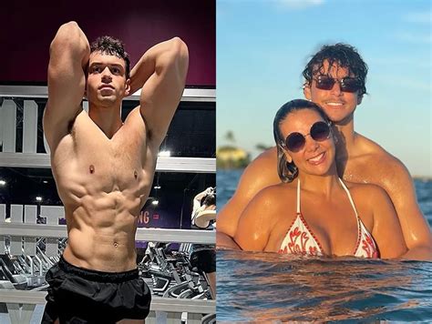 Filho de Carla Perez exibe corpo sarado e leva puxão de orelha da mãe