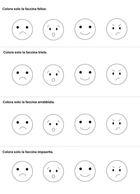 Le Emozioni Osserva E Completa Fantavolando Artofit