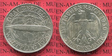 Weimarer Republik Gedenkmünze 3 Mark Weimarer Republik Silber 1930 G