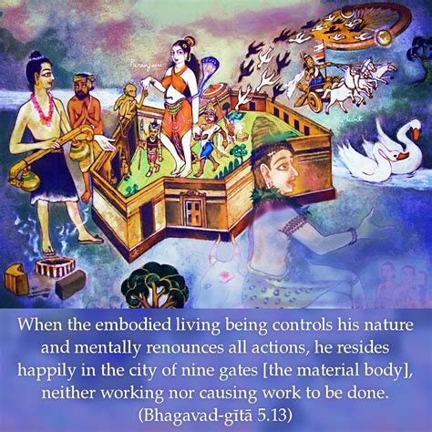 Bhagavad Gita Chapter 5 Verse 13 VivekaVani
