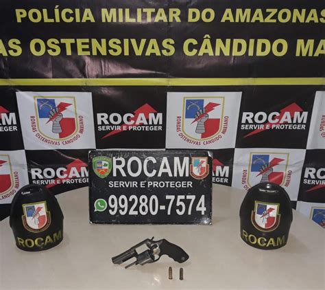Policiais da Rocam detêm suspeito arma de fogo no Dom Pedro SSP