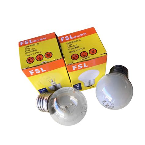 包邮正品佛山FSL球泡球形灯泡E27球泡25W40W透明磨砂灯泡普泡罗口 虎窝淘