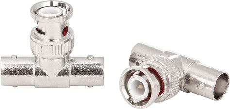 BNC Connectors 20 Pack BNC Male To 2 BNC Female Adapter T Shaped Coax