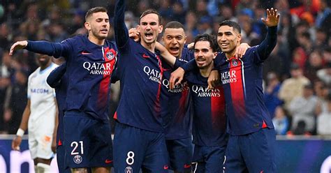 5 chiffres clés derrière la victoire du PSG face à l OM Football