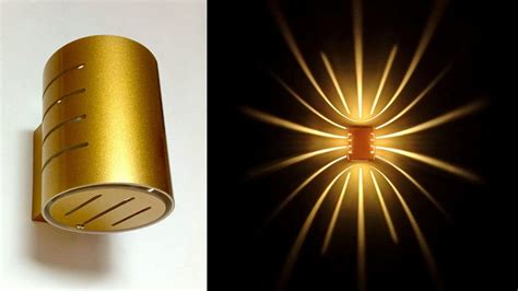 Two Different Types Of Lights That Are On The Wall