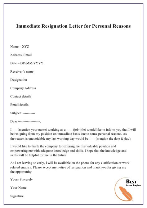 How To Make Resignation Letter For Work Infoupdate Org