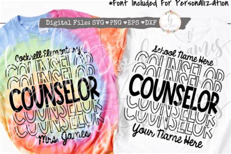 Counselor SVG Sublimation PNG Graphic By KayJamesStudio Creative Fabrica