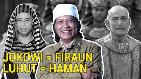 Cak Nun Sebut Jokowi Sebagai Firaun Dan Luhut Sebagai Haman YouTube
