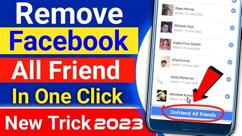 How To Unfriend All Friends On Facebook 2023 Facebook All Friend