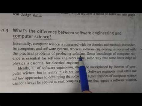 Difference Between Software Engineering And Computer Science Youtube