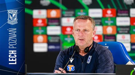 KONFERENCJA PRASOWA Trener John Van Den Brom I Nika Kvekveskiri Przed