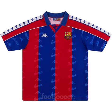 Maillot Barca Domicile 1993 1995 Foot Soccer Pro