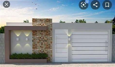 Modern Compound Wall Elevation Designs In Design Haus Milka