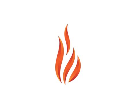 Ilustração De Símbolo De Fogo Silhueta Ardente Inflamável Vetor PNG