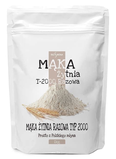 Mąka Żytnia TYP 2000 RAZOWA pieczenie 1kg CHLEBOWA PRZYP 51 ceny
