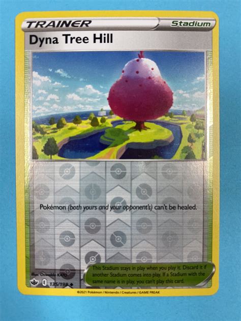 Pokémon TCG Dyna Tree Hill Chilling Reign 135 198 Reverse Holo Uncommon