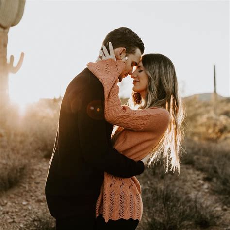 Sunrise Desert Couples Session In Phoenix Arizona Photo By Erika Greene Photography Cute