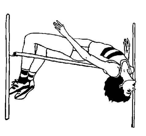 Desenho De Salto Em Altura Para Colorir Colorir