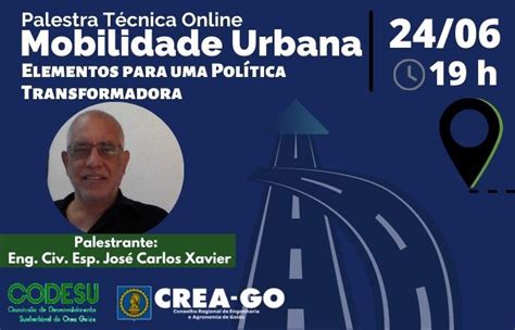 CREA GO Mais Capacitação MOBILIDADE URBANA ELEMENTOS PARA UMA