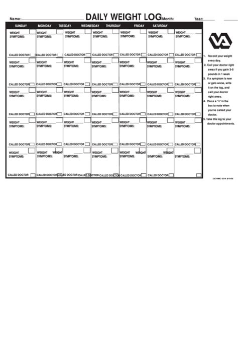 Weight Log Printable Printable Calendars At A Glance