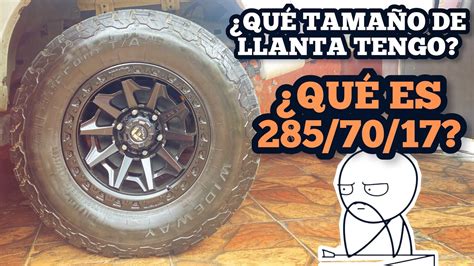 CÓMO SACAR LA MEDIDA DE TUS LLANTAS Te Explico Toyota Hilux YouTube