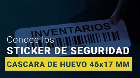 Sticker De Seguridad Cascara De Huevo 46X17 Mm YouTube