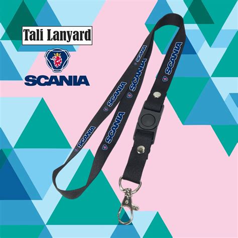 Jual Gantungan Kunci SCANIA AB BRAND OTOMOTIF MOBIL CAR Tali Lanyard