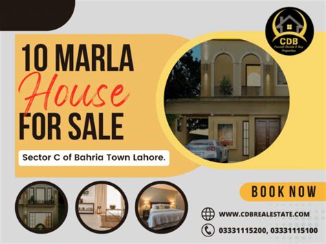 Bahria Town Lahore House For Sale 10 Marla Residential Plot In Sector