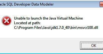 Sql Oracle Mongo Db Sql Azure Unable To Launch The Java Virtual