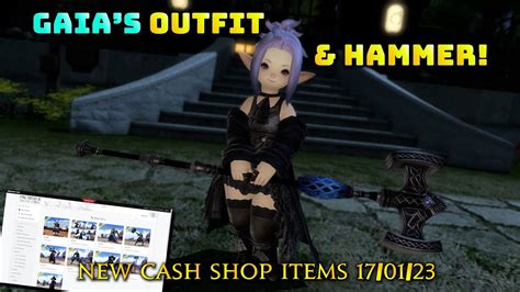 Ffxiv Gaia S Outfit Hammers New Store Items Youtube
