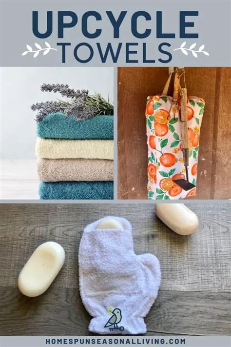 How To Upcycle Old Towels Homespun Seasonal Living