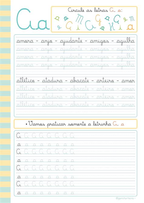 Caderno Atividades Caligrafia Cursiva Para Crian As Elo