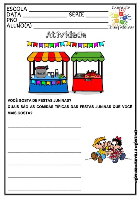 Plano De Aula Festa Junina EDULEARN