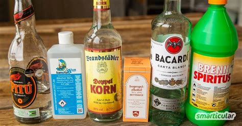 Welcher Alkohol Wof R Der Richtige Alkohol F R Hausmittel Und