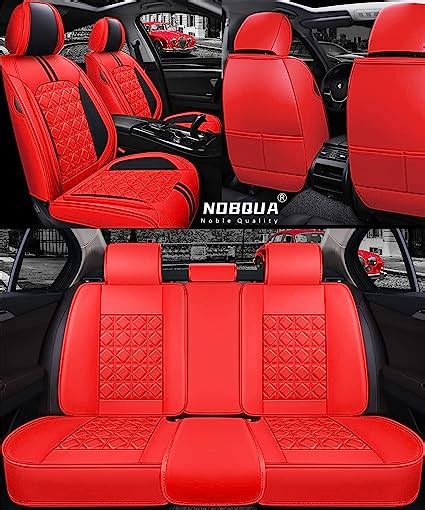 NOBQUA autositzbezüge Set Leder für Mitsubishi Pajero Outlander ASX