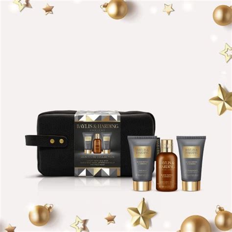 Baylis Harding Signature Men S Black Pepper Ginseng Wash Bag Set