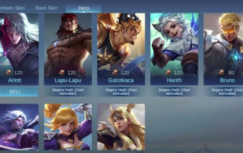 Update Hero Fragments Shop Desember 2023 Mobile Legends ML Esportsku