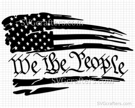 We The People Svg American Flag Svg Th Of July Etsy In