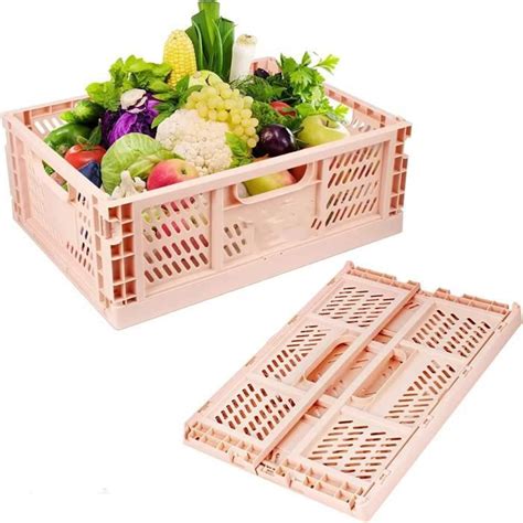 NCRGB Empilable Caisse Rangement Pliante Miniature Moyen Grand Paniers