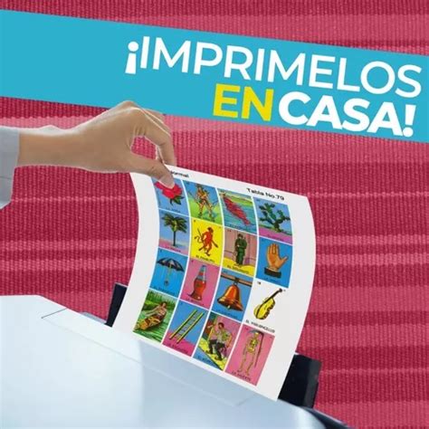 Loter A Mexicana Pdf Para Imprimir Tablas Cartas X En Venta En