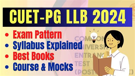 CUET PG LLB 2024 COQP11 Exam Pattern Syllabus Best Books Course
