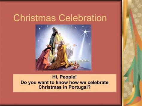 PPT Enature Russian Bare French Christmas Celebration PowerPoint