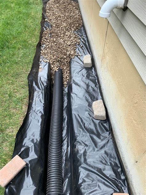 Images How To Install Underground Drainage Around Exterior House And